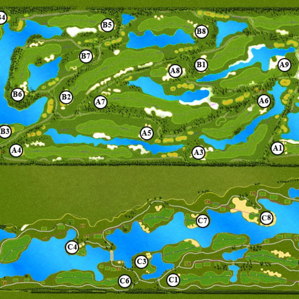 Cascata-Golf-Club-Layout | Thai Golf Booking